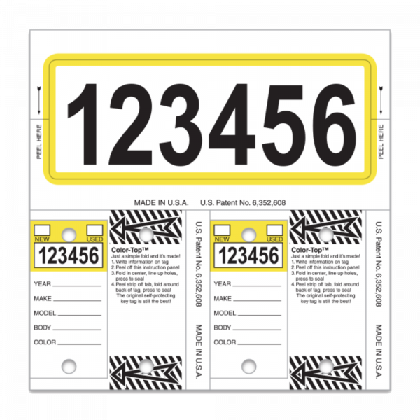 Color-top Control-tags – Wholesale Auto Dealer Supplies