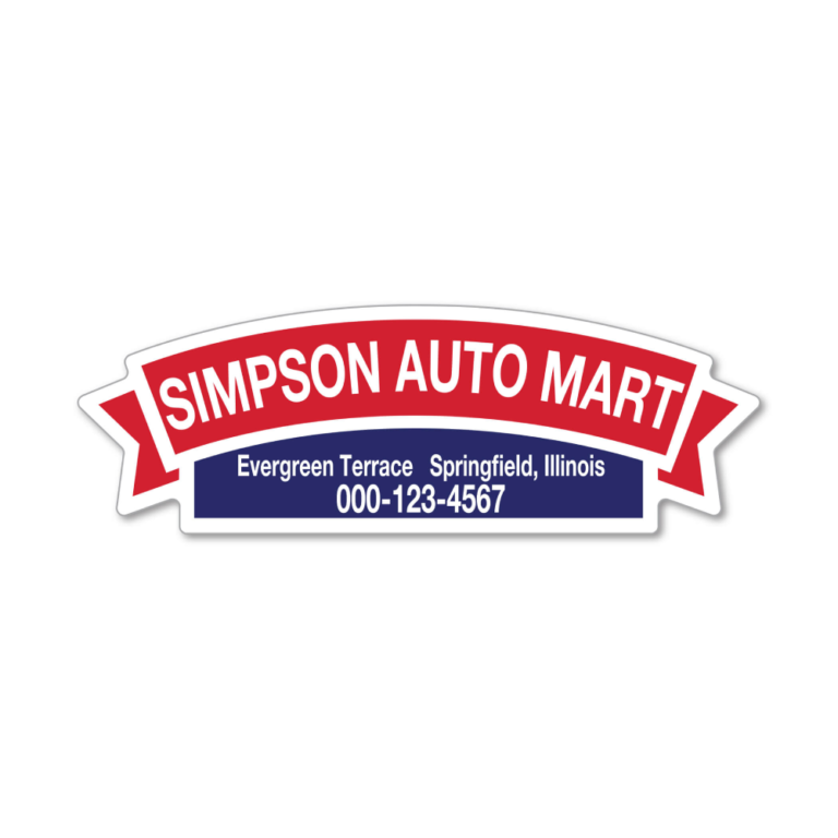 Auto Decals- Custom (White Reflective) – Wholesale Auto Dealer Supplies
