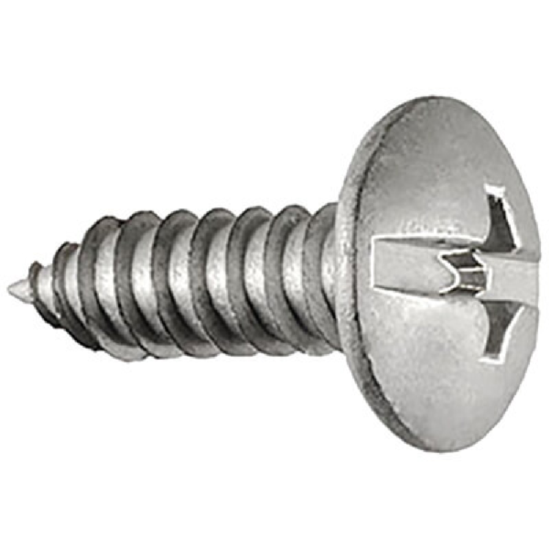 License Plate Screws (Duo-Drive Truss Head)- #14 X 3/4″ – Wholesale ...
