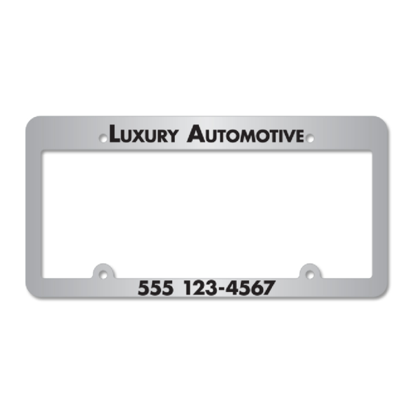 License Plate Frames- Full Chrome (Custom) – Wholesale Auto Dealer Supplies