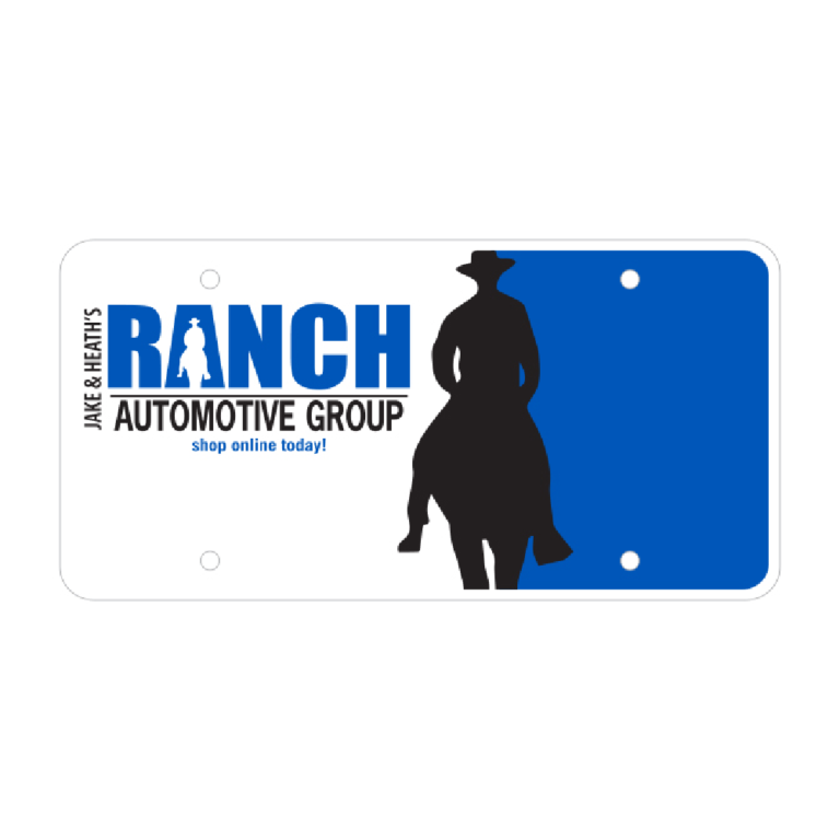 License Plates- Plastic Car Plate 0.055″ (Custom) – Wholesale Auto ...