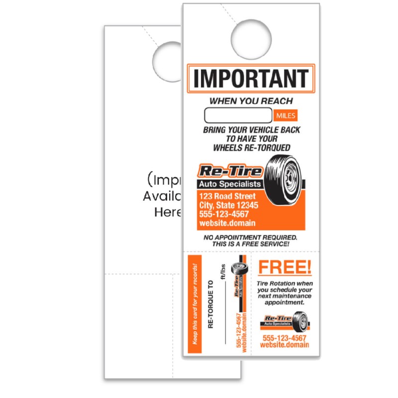 Hang Tags – Wholesale Auto Dealer Supplies