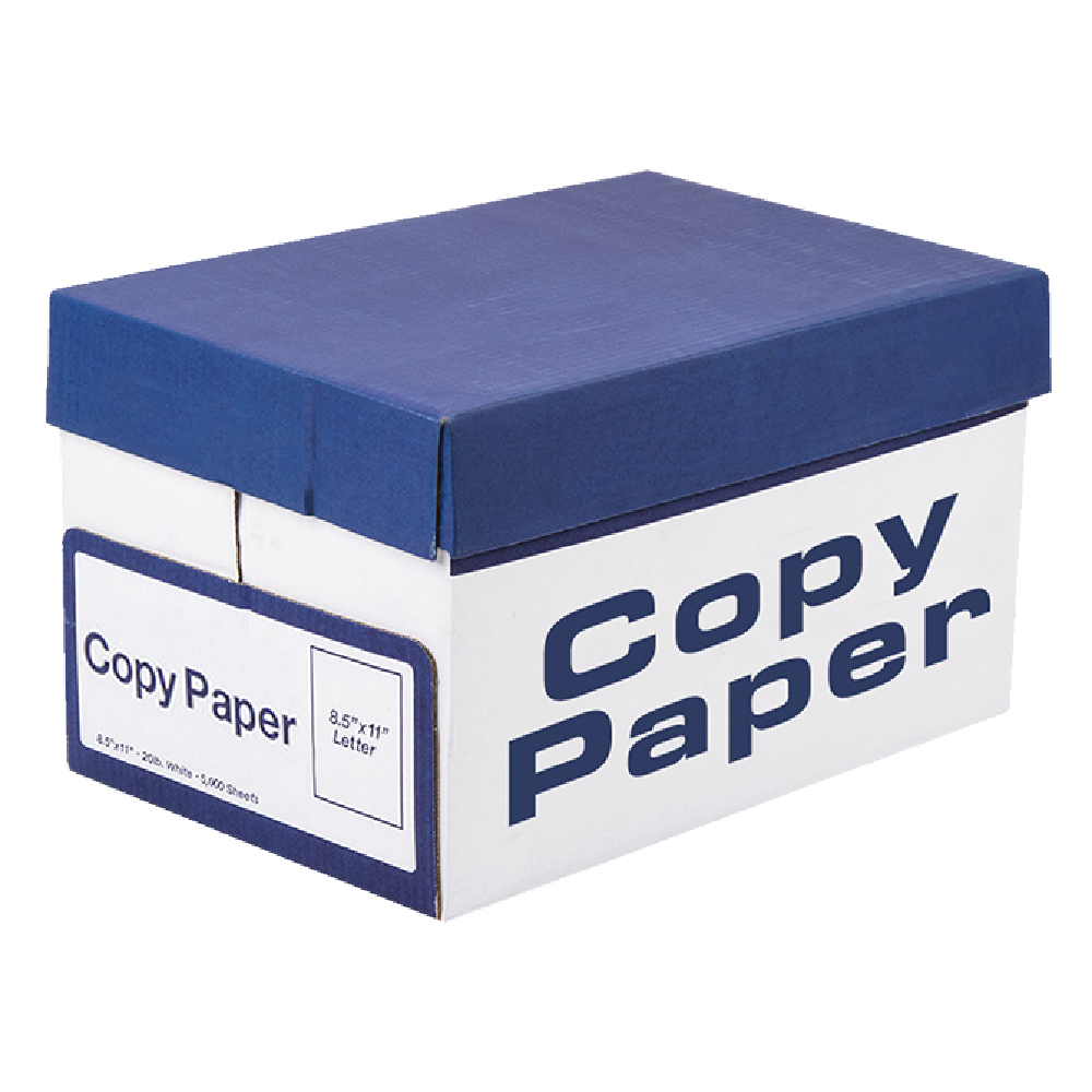 20/50# WHITE COPY PAPER – QTY. 5000 – Wholesale Auto Dealer Supplies