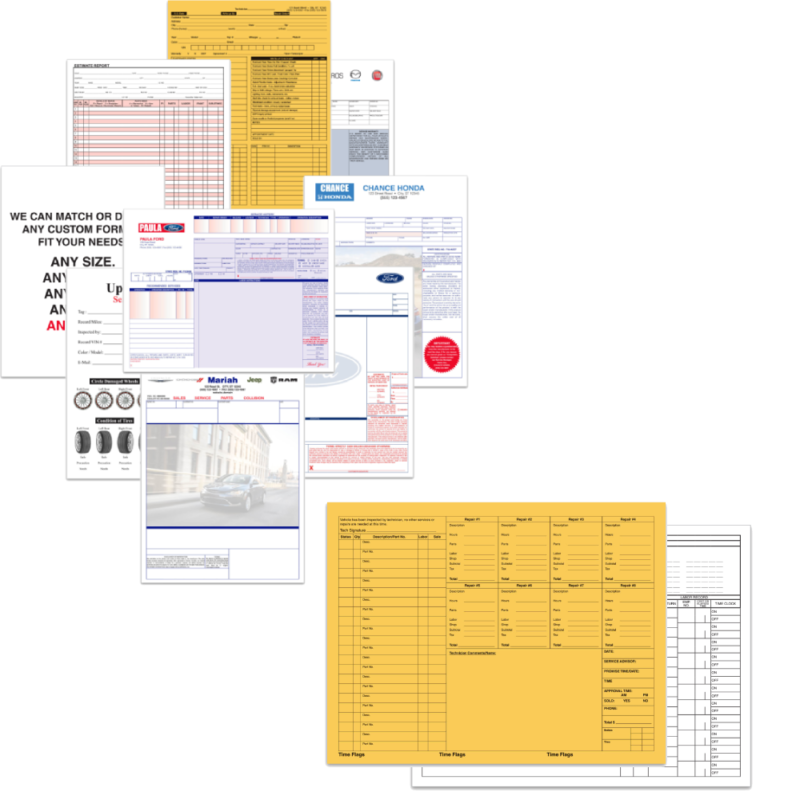 Accounting Forms – Wholesale Auto Dealer Supplies
