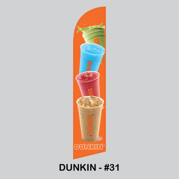Swooper Flags – ‍Custom 12 ft high – (Dunkin Donuts) – Wholesale Auto ...